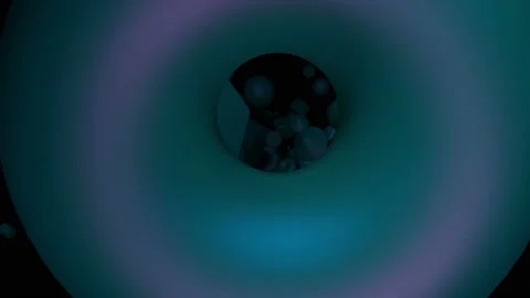 Geometry figures falling into the dark. ... | Stock Video | Pond5