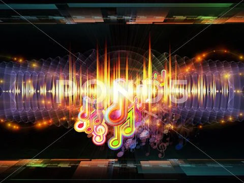 Geometry Of Music - Stock Image - Everypixel