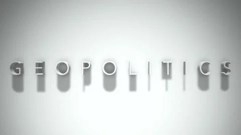 Geopolitics 3D title animation with shad... | Stock Video | Pond5