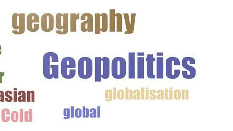 Geopolitics Word Cloud Animated On White... | Stock Video | Pond5