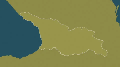 Georgia map - drive. Border. Pattern. | Stock Video | Pond5
