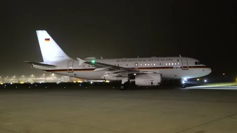 german air force's vip transport aircraf... | Stock Video | Pond5