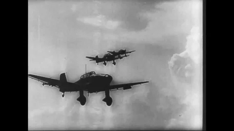 Stuka Dive Bomber Stock Footage ~ Royalty Free Stock Videos | Pond5