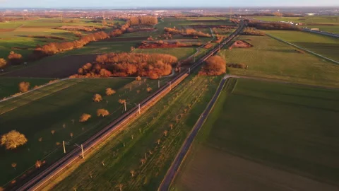 German high speed train ICE railroad tra... | Stock Video | Pond5