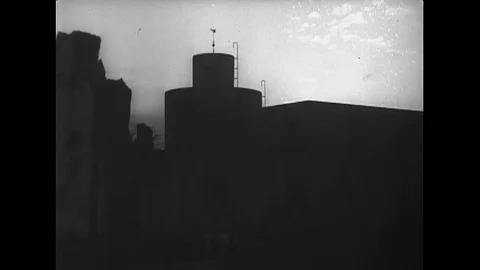 German people at Air raid shelter - 1946 | Stock Video | Pond5