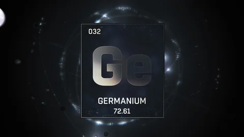 Germanium as Element 32 of the Periodic ... | Stock Video | Pond5