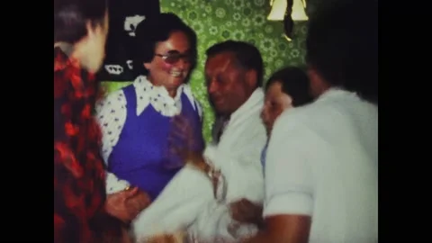 Germany 1975, 70s Home Party Dance | Stock Video | Pond5