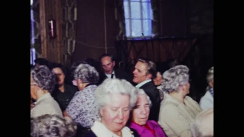 Germany 1975, Retro Dining Scene from th... | Stock Video | Pond5