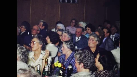 Germany 1975, Retro Dining Scene from th... | Stock Video | Pond5