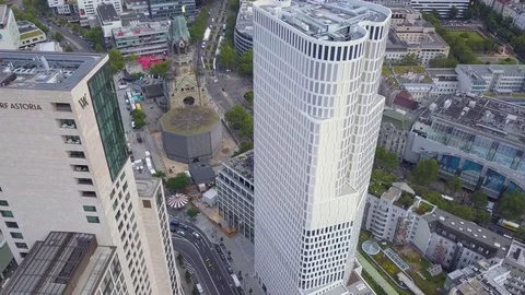 Germany Berlin Aerial v3 Birdseye flying... | Stock Video | Pond5