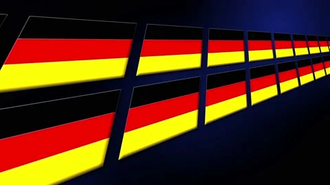 Germany Flag Animated Background 3d Anim... | Stock Video | Pond5