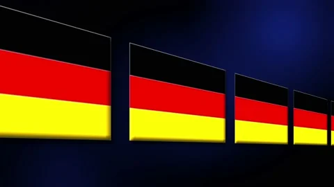 Germany Flag Animated Background 3d Anim... | Stock Video | Pond5