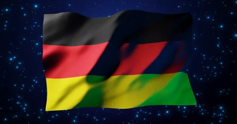 GERMANY Flag Animation, GERMAN National... | Stock Video | Pond5