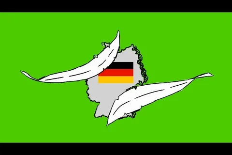 Germany - Hand-Drawn Animation - feather... | Stock Video | Pond5