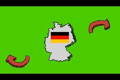 Germany - Hand-Drawn Animation - twirlin... | Stock Video | Pond5