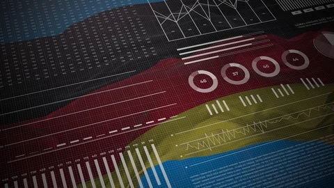 Germany. Statistics, infographics on ger... | Stock Video | Pond5