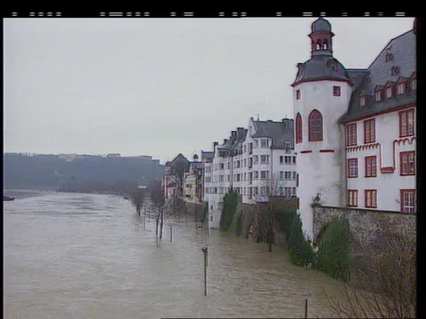 GERMANY: WATER LEVELS BEGIN RECEDING AFT... | Stock Video | Pond5