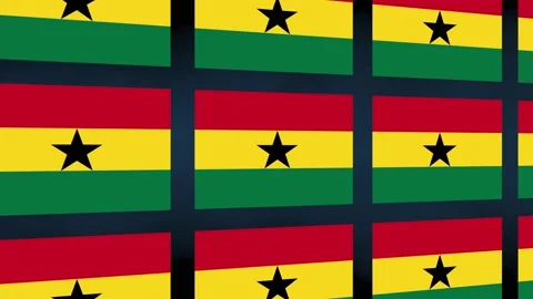 Ghana Flag animation 3d, National Flag B... | Stock Video | Pond5
