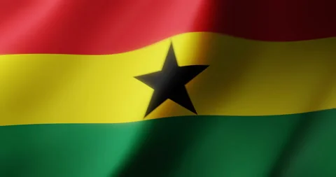 GHANA Flag Animation, GHANAIAN National... | Stock Video | Pond5