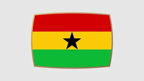 ghana flag presentation animation set. F... | Stock Video | Pond5