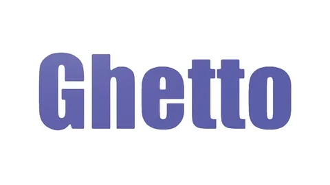 Ghetto Animated Word Cloud Isolated On W... | Stock Video | Pond5