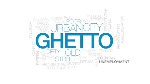 Ghetto animated word cloud, text design ... | Stock Video | Pond5