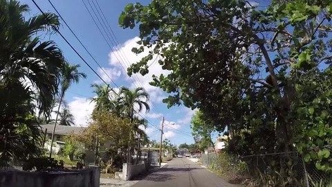 Ghetto neighborhood in Nassau, Bahamas. ... | Stock Video | Pond5