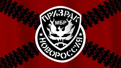 Ghost Brigade realistic flag looping HD ... | Stock Video | Pond5