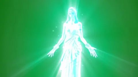 Ghost Goddess Divine Apparition Speaks G... | Stock Video | Pond5