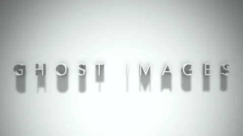 ghost images 3D title animation white te... | Stock Video | Pond5
