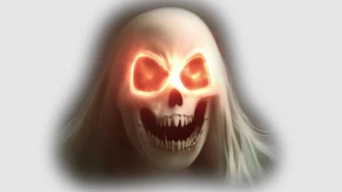 Ghost Transparent background Alpha Loop ... | Stock Video | Pond5