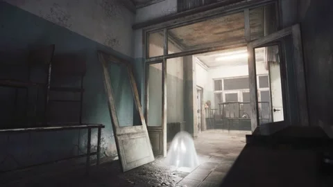 Ghosts Appear from the Walls in a Abando... | Stock Video | Pond5