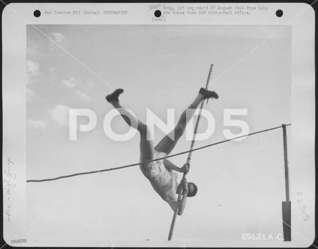 A Gi Competes In The Pole Vault During 14Th Air Force Field Exercises ...