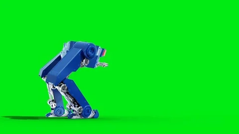 Mech War Robot Green Screen Stock Footage ~ Royalty Free Stock Videos ...