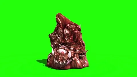 Giant Monster Poop Die Green Screen 3D R... | Stock Video | Pond5