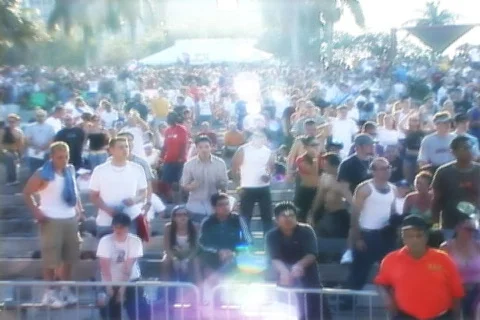 Giant Disco Ball Huge Dance Party Crowd Dancing Nightlife Action Stock ...