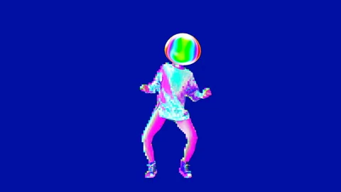 Gif animation art. Dancing Clubbing Bubb... | Stock Video | Pond5