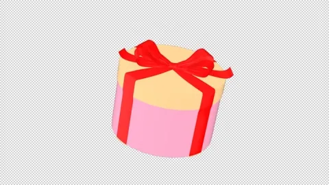 Gift Box 3D Colourful Rotating Animation... | Stock Video | Pond5