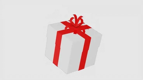 Gift Box 3D Colourful Rotating Animation... | Stock Video | Pond5