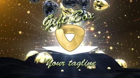 Gift Box Logo for After Effects ~ After Effects #233068712