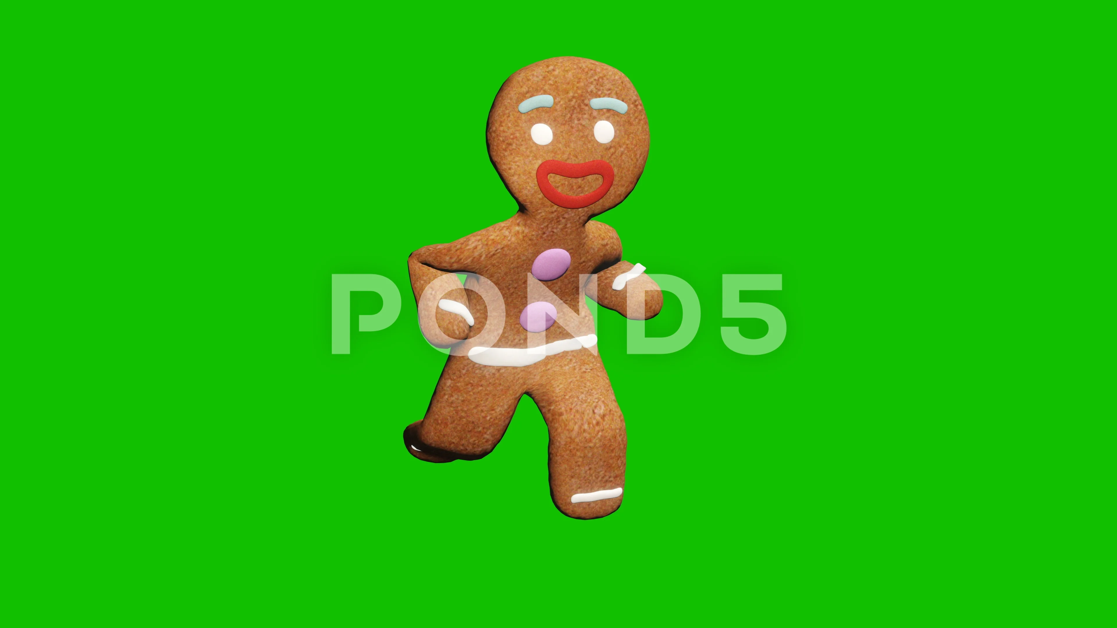 Animated Dancing Gingerbread