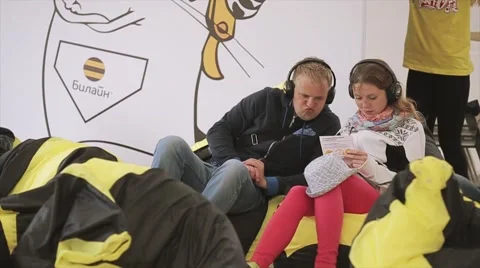 Sit On Beanbags Stock Videos – Royalty-Free HD & 4K Videos | Pond5