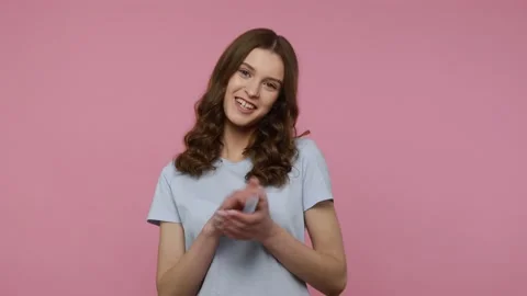 Girl Clapping Stock Video Footage | Royalty Free Girl Clapping Videos ...