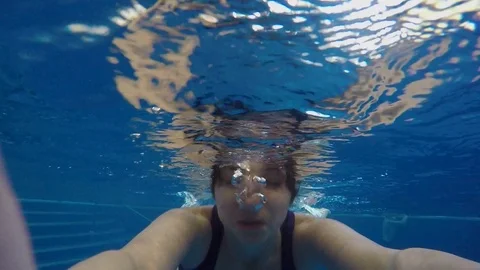 Little Girl Swimming Pool Stock Footage ~ Royalty Free Stock Videos ...