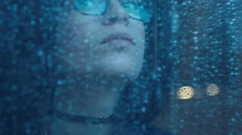 Girl Behind Window Stock Videos – Royalty-Free HD & 4K Videos | Pond5