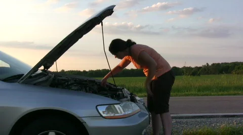 Of Car Girl Stock Videos – Royalty-Free HD & 4K Videos