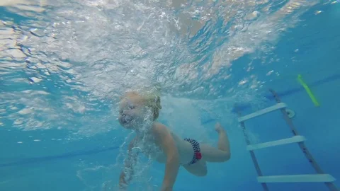 Girl Swimming Underwater Stock Video Footage | Royalty Free Girl Swimming Underwater Videos ...