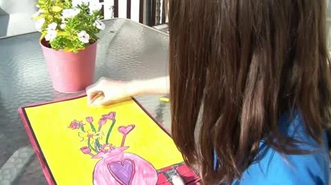 Girl Turning Drawing Stock Videos – Royalty-Free HD & 4K Videos
