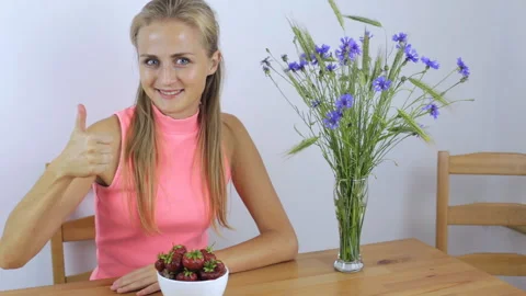 Girl Eating Thum Stock Videos – Royalty-Free HD & 4K Videos