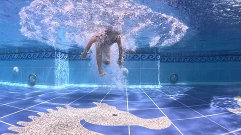 Bikini Underwater Pool Stock Video Footage | Royalty Free Bikini ...